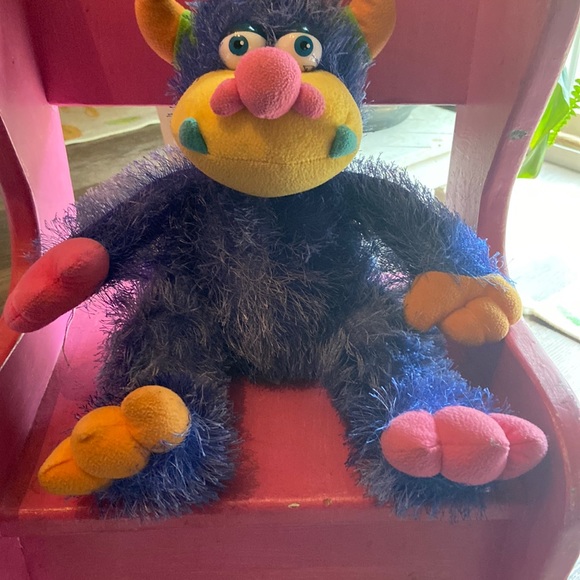Toys | Vintage Aurora Zoink Monster Blue Plush | Poshmark